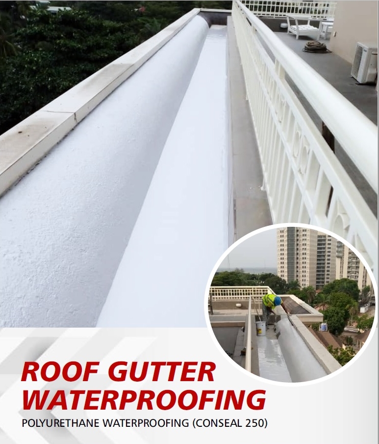 ROOF GUTTER WATERPROOFING